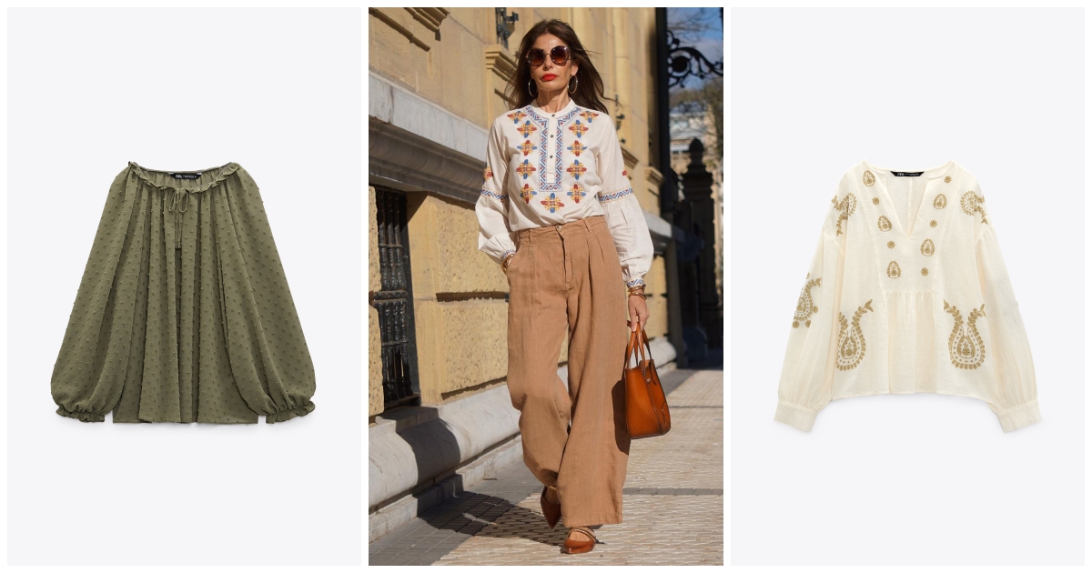 10 laganih, ljetnih ZARA bluza koje će se svidjeti ženama iznad 45