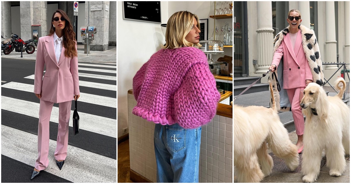 Roza boja za zimu? Yes, please.