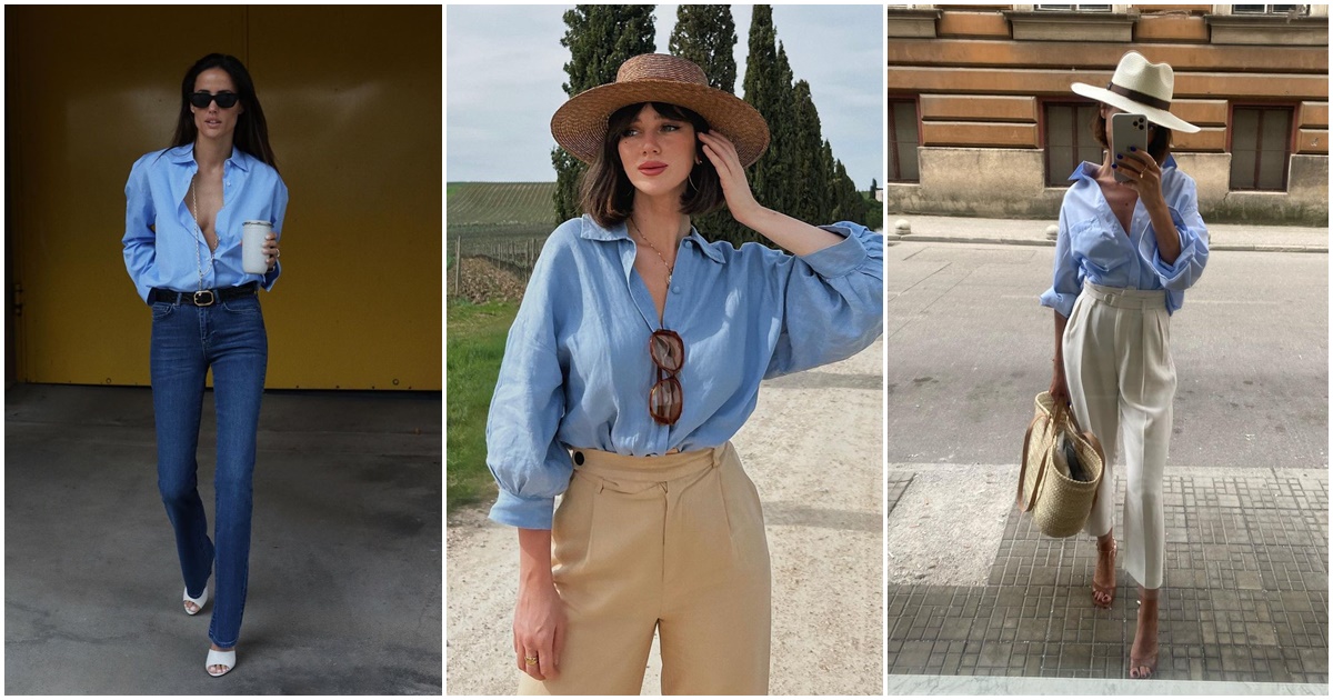 10 inspirativnih načina kako nositi plavu košulju tijekom cijele godine